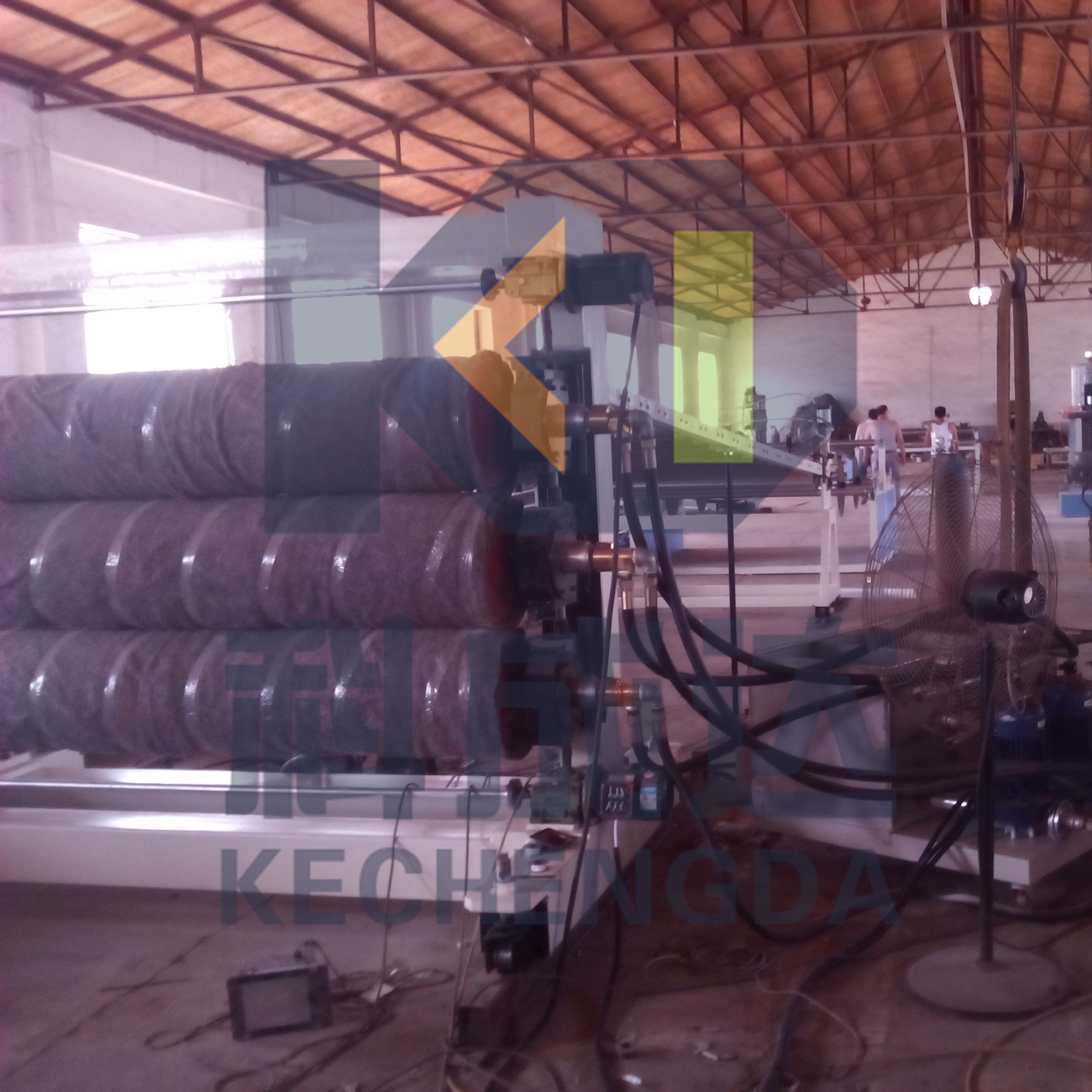 400kg/H To 550kg/H Pvc Sheet Extrusion Machine Sheet Extruder Machine ...