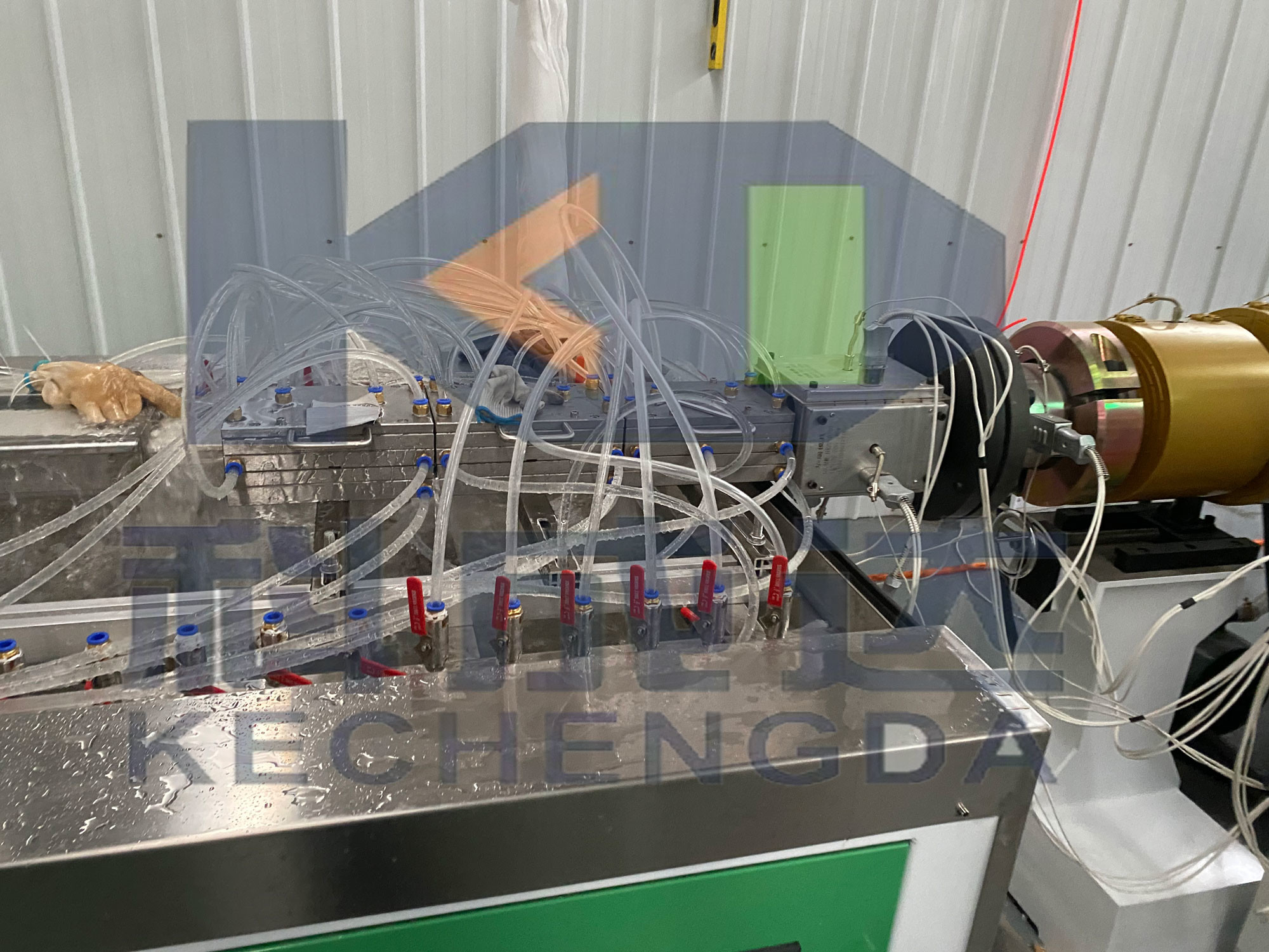 UPVC Window profile production line WPC/PVC door profile manufacturing ...